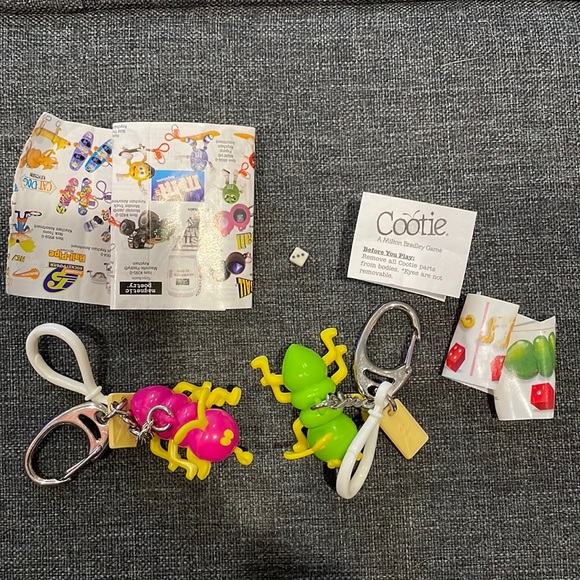 Accessories | Miniature Cootie Keychain Game | Poshmark